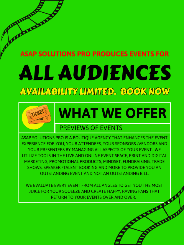 ASAP Solutions Pro – We produce the events that make your life & business.